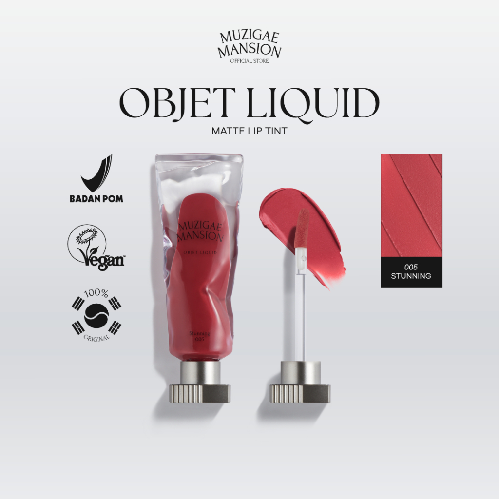 Jual MUZIGAE MANSION Objet Liquid 005 Stunning | LIP CREAM BLUR VELVET ...