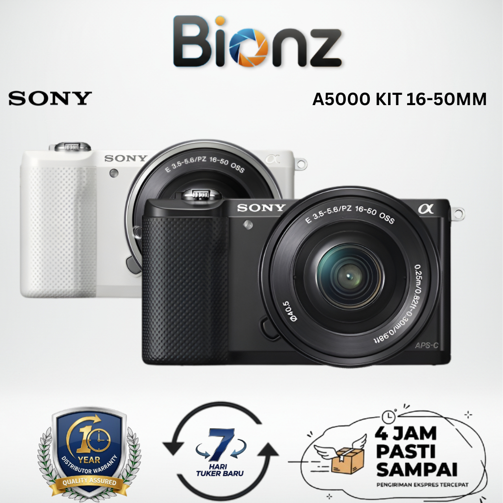 Jual SONY ALPHA A5000 KIT 16-50MM / SONY A5000 KIT 16-50MM | Shopee ...