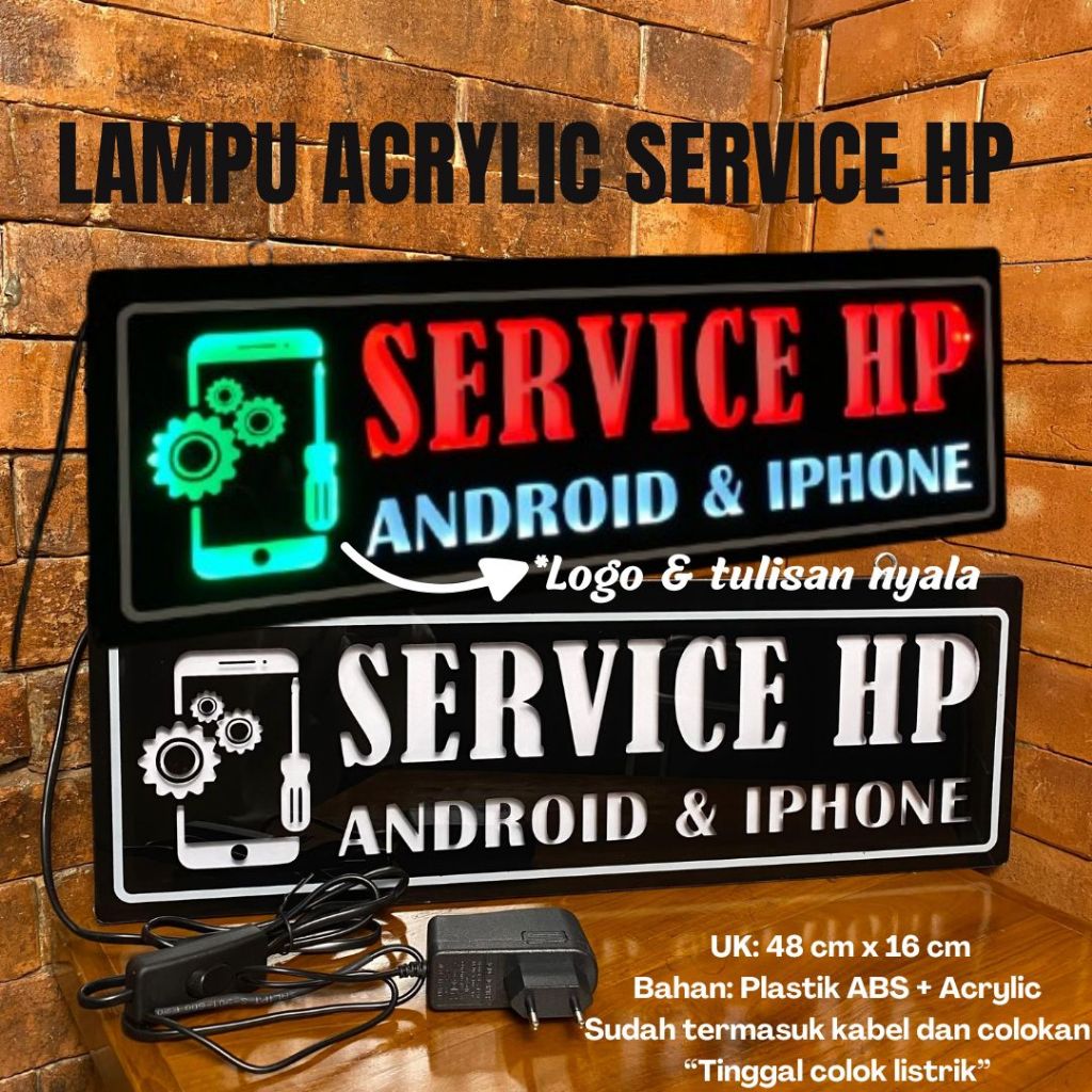 Jual Lampu Neon Sign / Neon Box Mini Akrilik / LED Tulisan Estetik ...