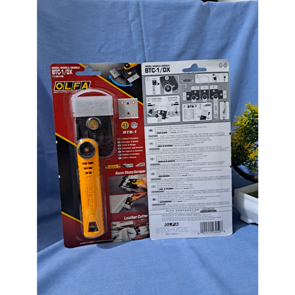 Jual OLFA BTC-1/DX Kape Alat Pengerok Pengikis Tangan Leather Scraper | Shopee Indonesia