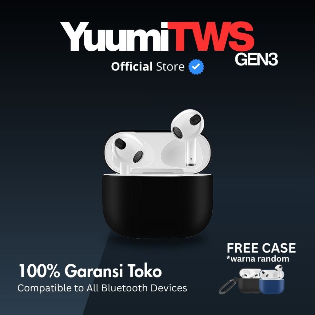 Jual Yuumi Gen 3 TWS Wireless Charging Case Final Upgrade [GRATIS CASE ...