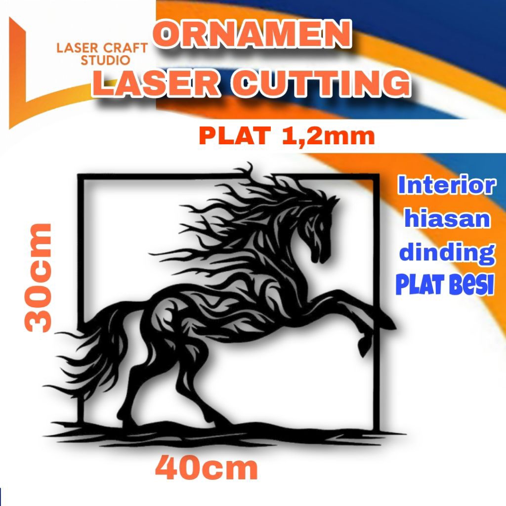Jual Hiasan dinding plate besi / Plat laser cutting ornamen / hiasan ...