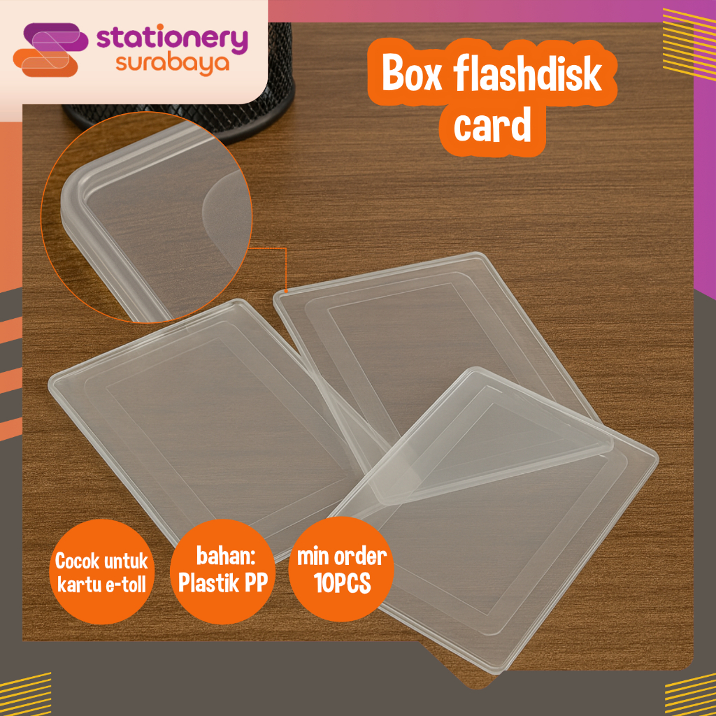 Jual Box Flashdisk Casing Tempat USB Flash Disk Kartu ID Card E Toll ...