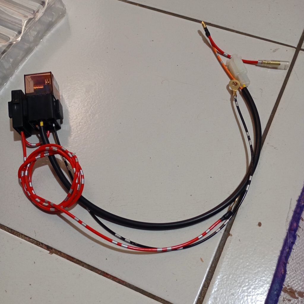Jual Relay Dan Set Kabel DC PNP Supra X 125 Batman Kharisma Relay Ubah ...