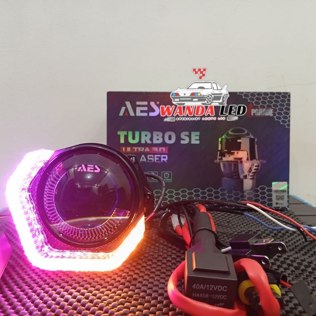 Jual ORIGINAL PAKET LENGKAP BILED PROJECTOR AES TURBO SE ULTRA BILASER ...