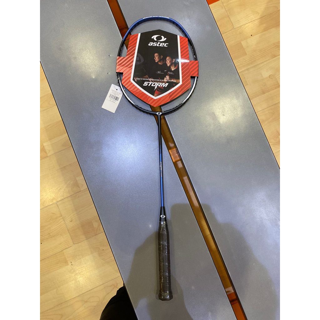 Jual Raket Astec Storm R1000 Badminton Racket Blue and Grey | Shopee ...