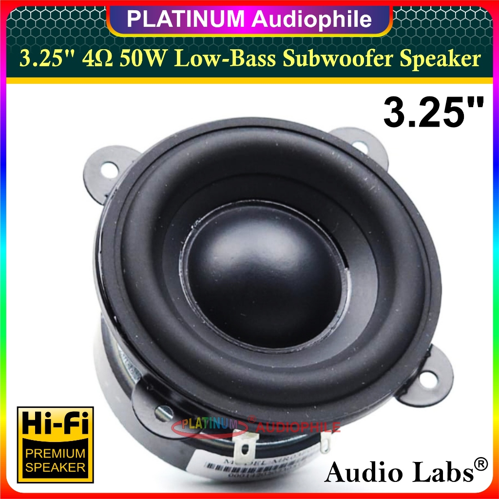 Jual Speaker 3.25 inch Woofer Subwoofer 4 ohm 25W-50W fhIFI Speaker ...