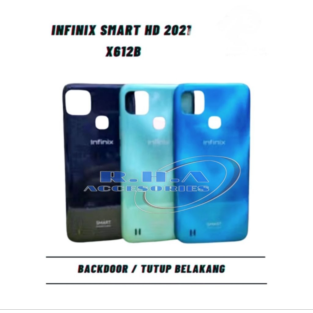 Jual Backdoor Casing Infinix Smart HD 2021 X612B - Tutup Belakang Bodi ...