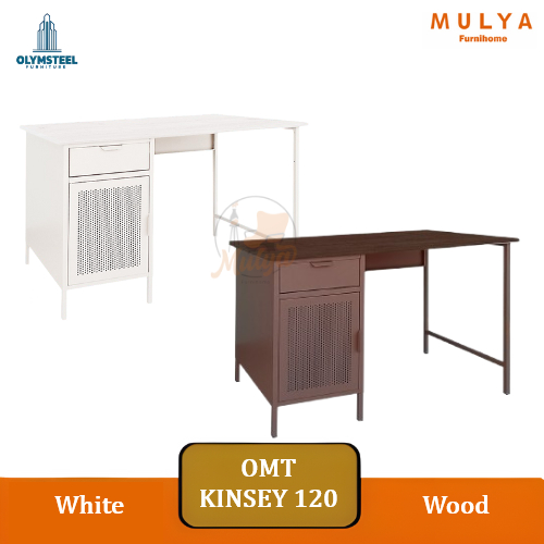 Jual Olymsteel Meja Kerja Kantor Plat Besi 1/2 Biro/ Meja Tulis Office ...