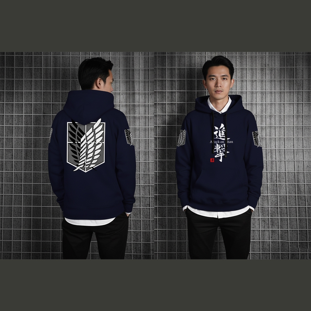 Jual Flava Store - Hoodie Pria Attack On Titan Jaket Hoodie Anime Pria ...