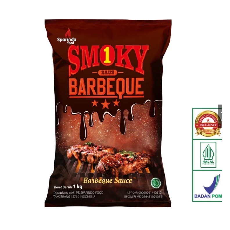 Jual Saos barbeqiu 1kg SMOKY saos BBQ original | Shopee Indonesia