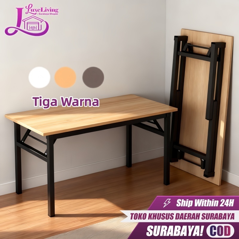 Jual [Surabaya Express]Meja Lipat 120CM Meja Makan Lipat Portable Meja ...