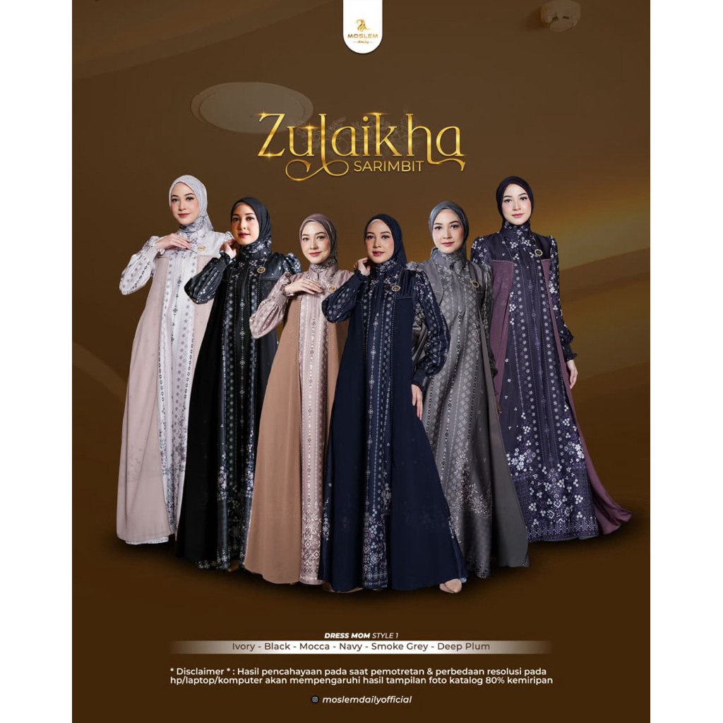 Jual OPEN PREE ORDER SARIMBIT 2026 ZULAIKHA BY MOSLEM ESTIMASI READY ...