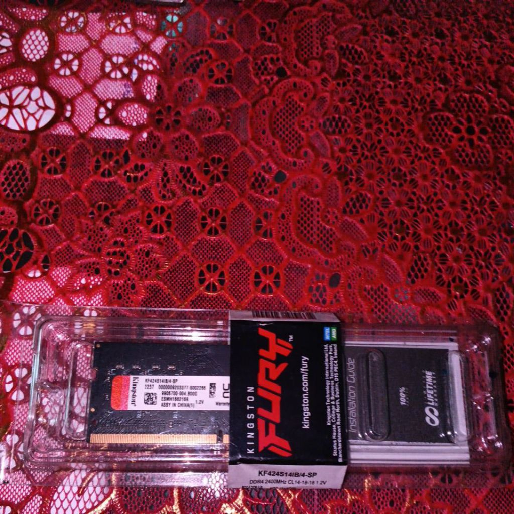 Jual Di jual 1 Unit Ram Laptop 4Gb Ddr4 PC 2666 (Baru) ( Kingstone ...