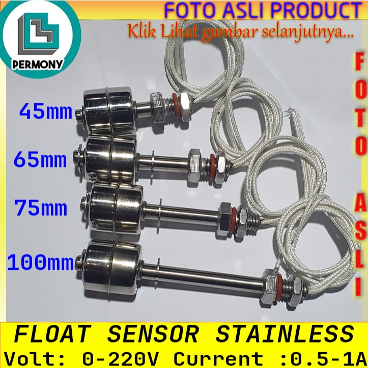 Jual Water Level Float Sensor Air Otomatis Pelampung Radar Switch ...