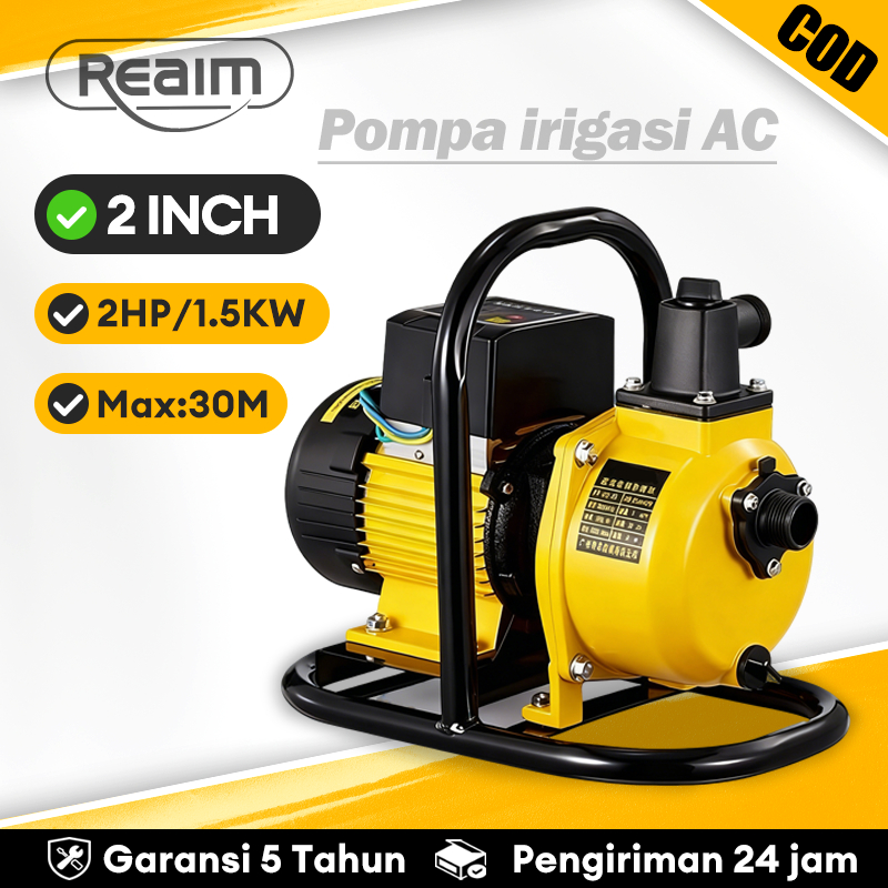 Jual REAIM 2HP Pompa irigasi AC Mesin Pompa Air Bensin 2 inch Pompa Air ...