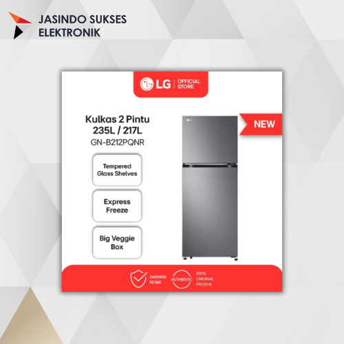 Jual LEMARI ES LG GN-B212PQNR 2 Pintu 235L / 217L | Shopee Indonesia