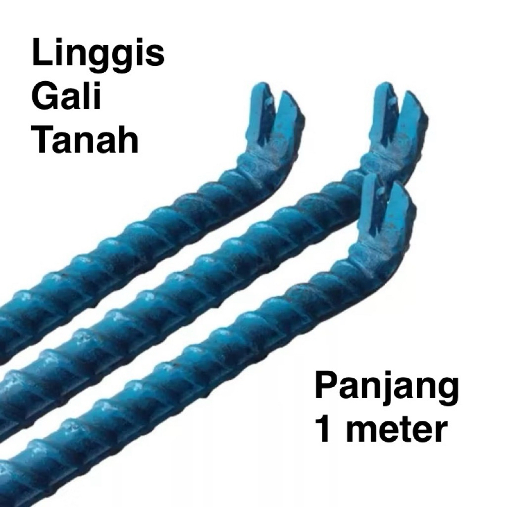 Jual Linggis Gali Tanah Panjang 1 Meter || Linggis Bahan Besi Beton ...