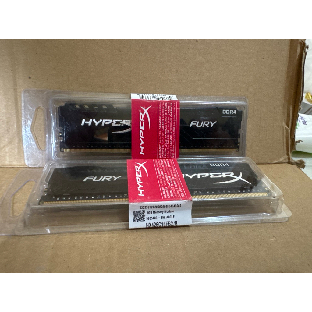 Jual MEMORY/RAM KINGSTON HYPERX FURY DDR4 8GB 2666MHZ | Shopee Indonesia