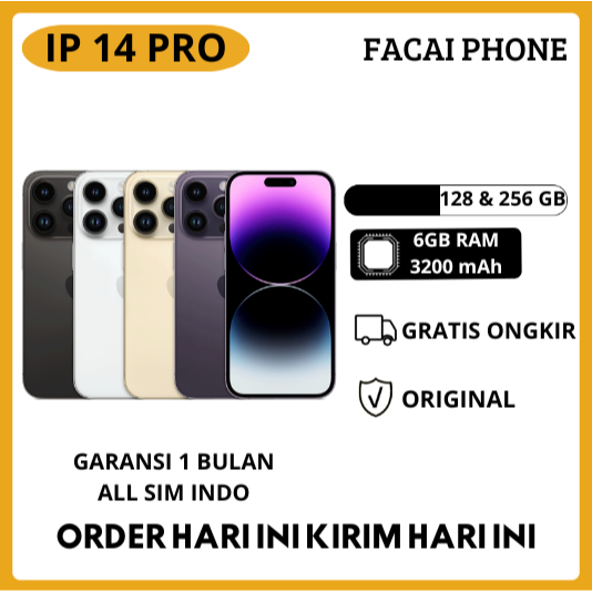 Jual IP 14 Pro SECOND ORIGINAL BEKAS FULLSET | Shopee Indonesia
