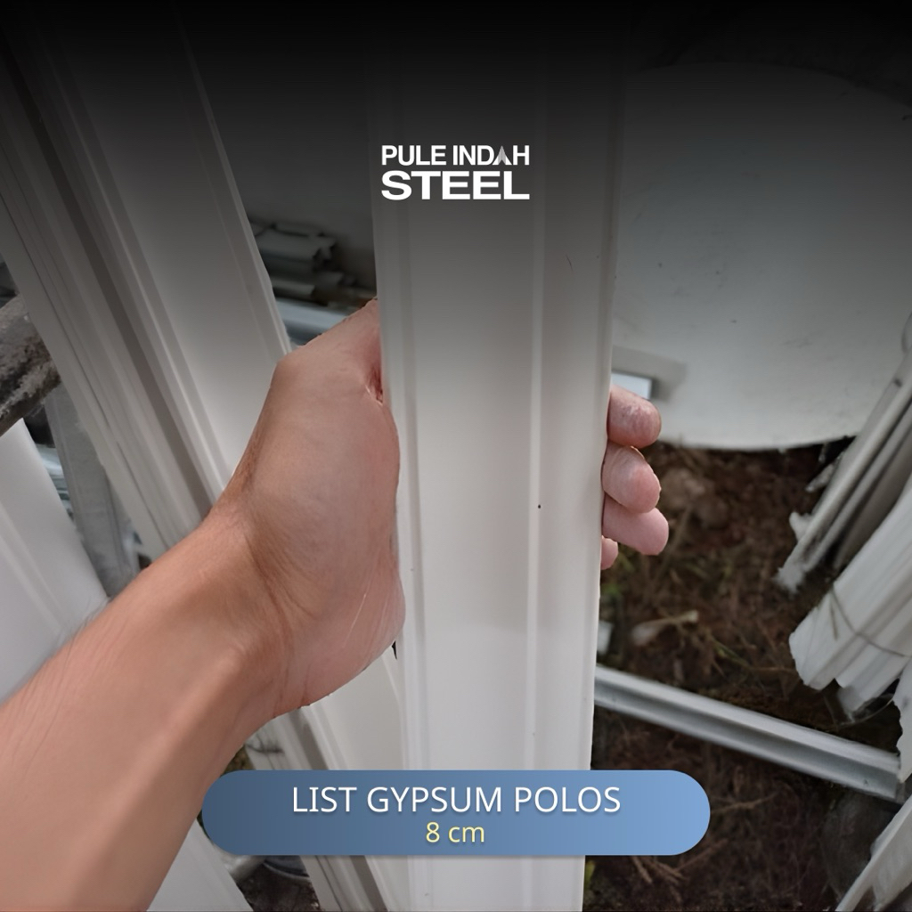 Jual List Gypsum Polos 8 cm | Lis Gipsum | Gpsum | Shopee Indonesia