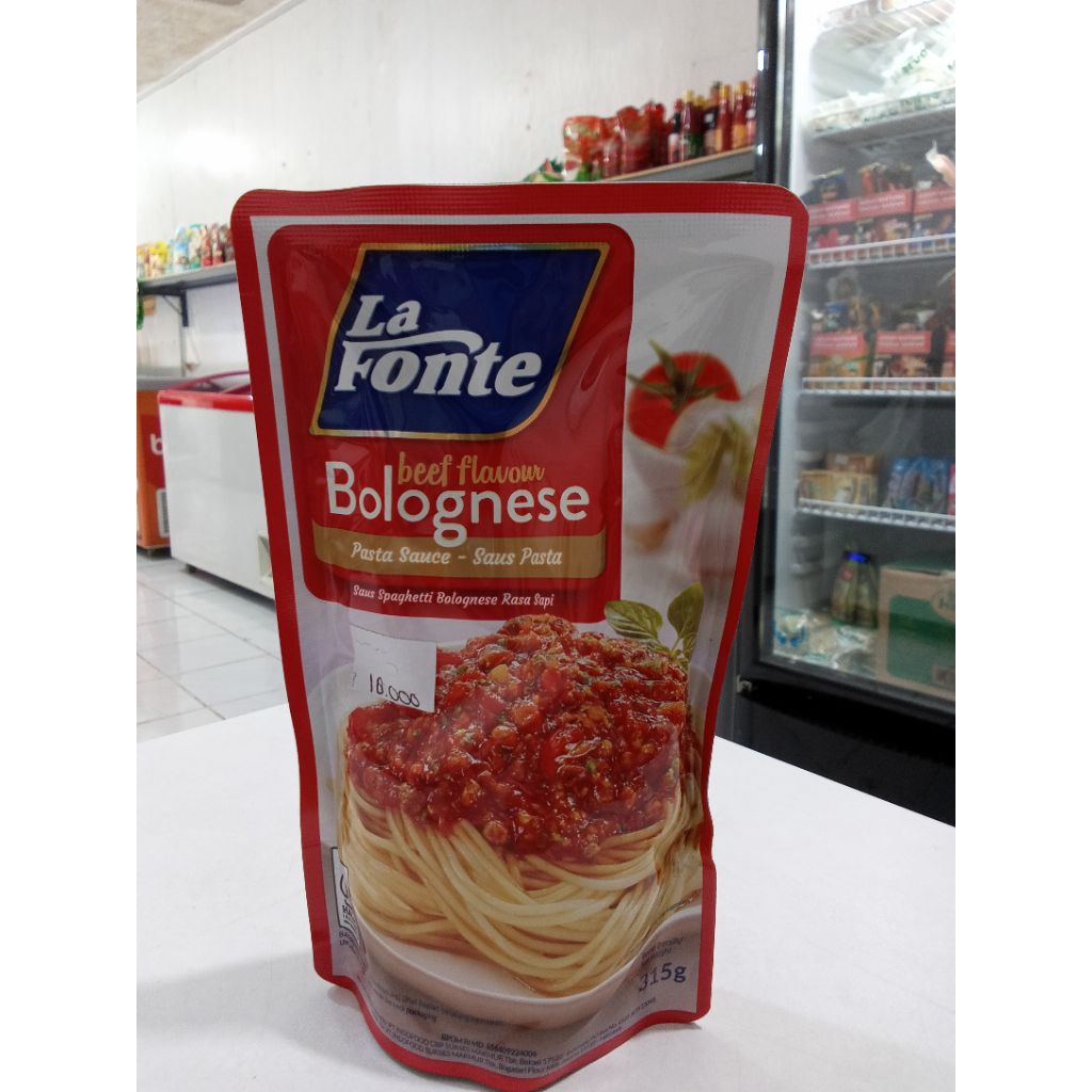 Jual La Fonte Pasta Saus Bolognese – Saus Spaghetti Bolognese Rasa Sapi ...