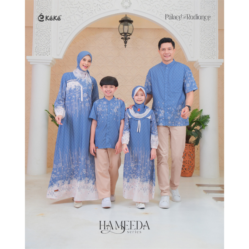 Jual family set hameeda blue by keke terbaru 2026 | Shopee Indonesia