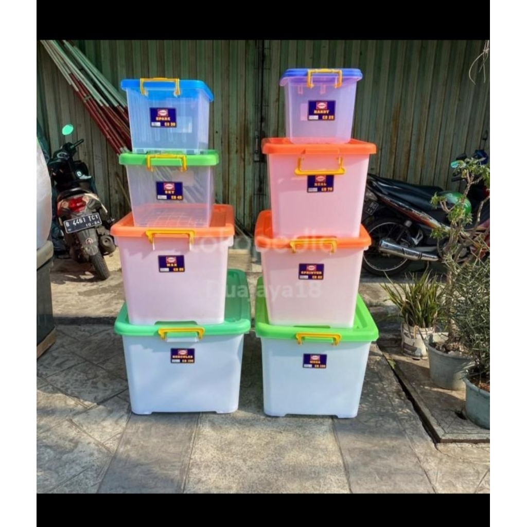 Jual Box Kontainer Shinpo Ukuran 30,45,70,95,130 Liter/Box Penyimpanan ...