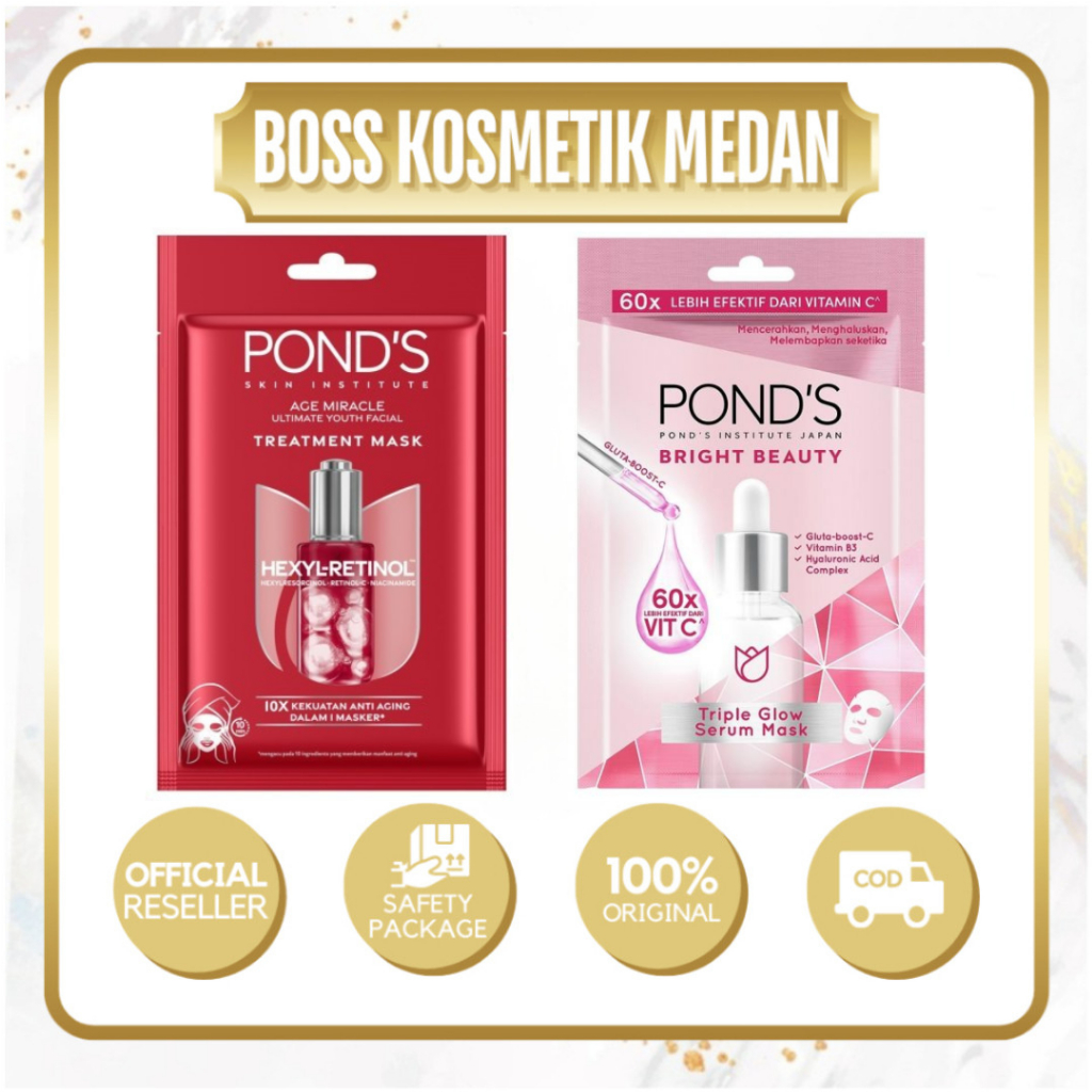 Jual Ponds Sheet Mask Masker Wajah | Shopee Indonesia