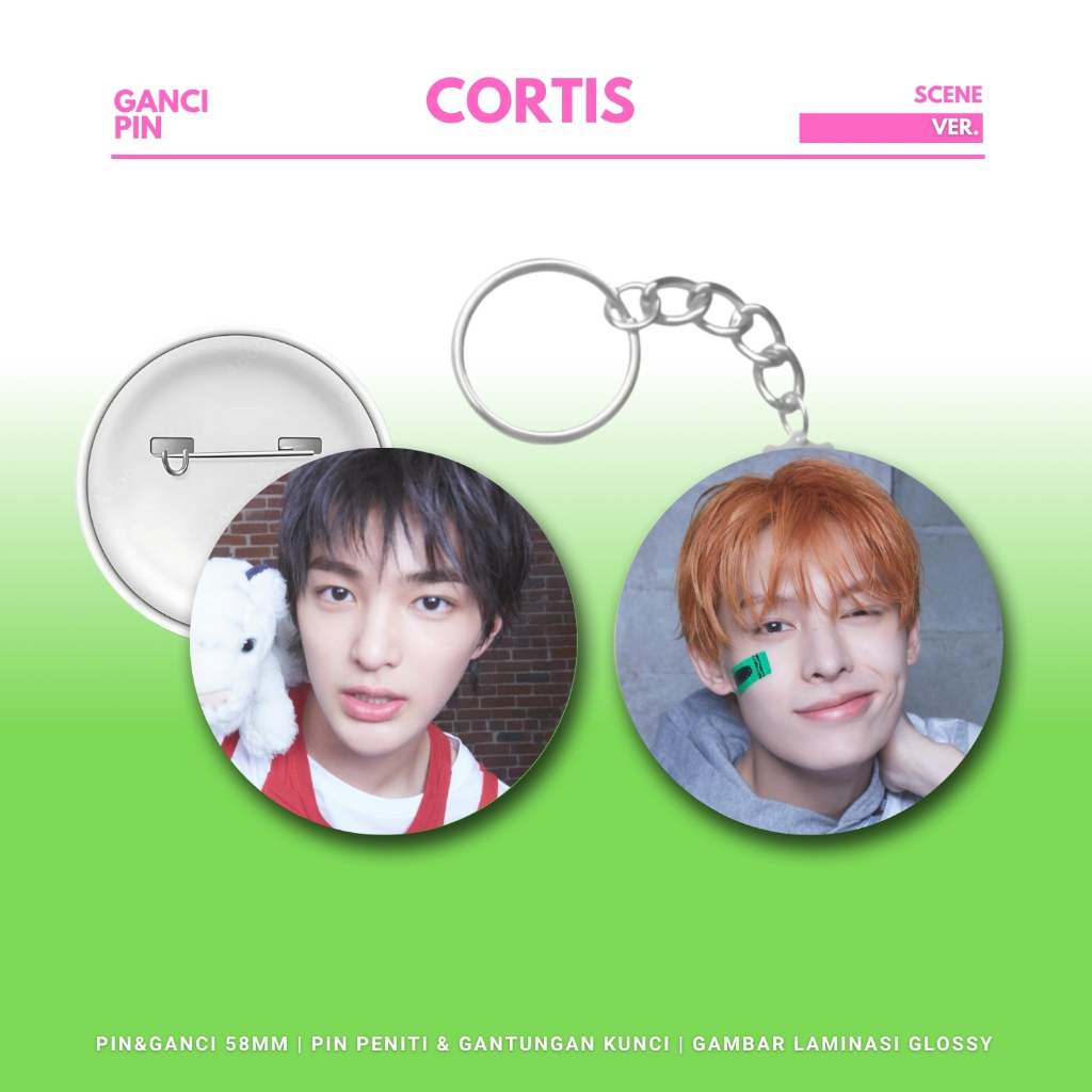 Jual HOLOGRAM KEYCHAIN CORTIS PIN SCENE 58 MM GANTUNGAN IDOL KPOP ...