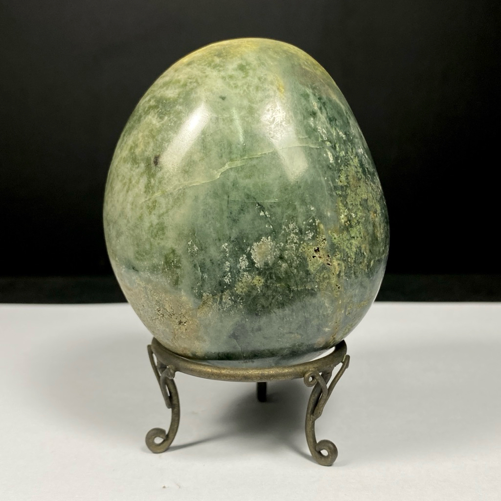 Jual Natural Javan Jade - Hiasan Batu Hijau Giok Jawa Bentuk Telur ...