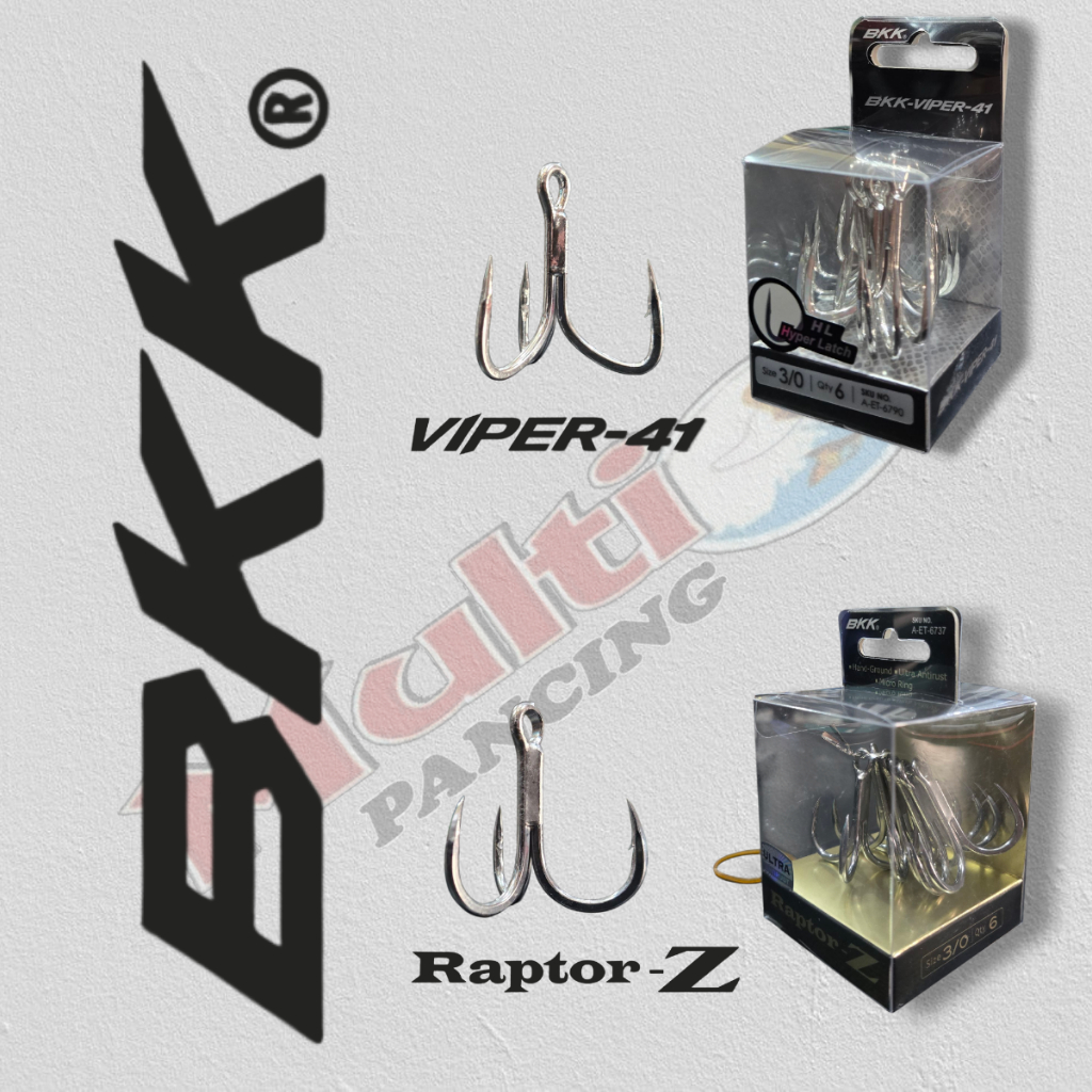 Jual treble hooks BKK RAPTOR-Z / VIPER-41 (harga untuk satu kotak ...