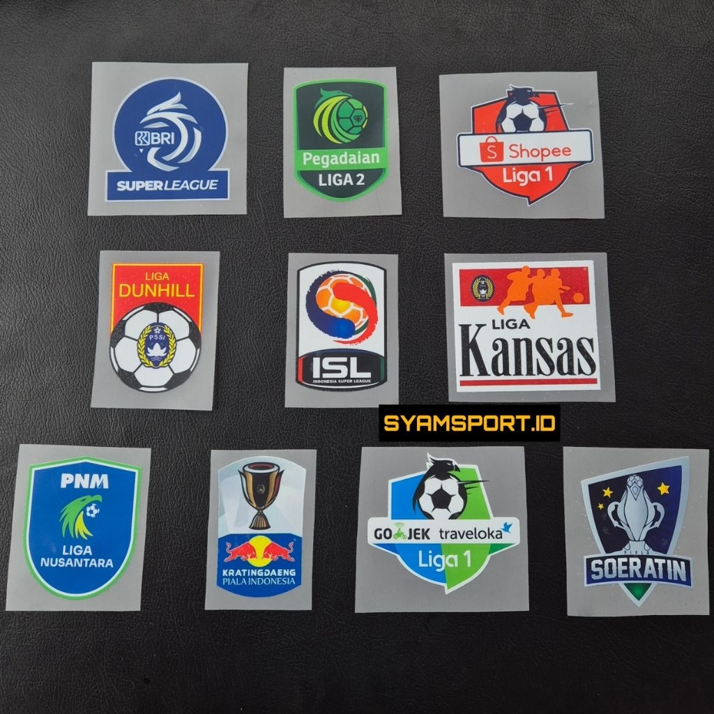 Jual Patch Sepakbola Liga Indonesia Sablon DTF Tinggal Press Setrika HD ...