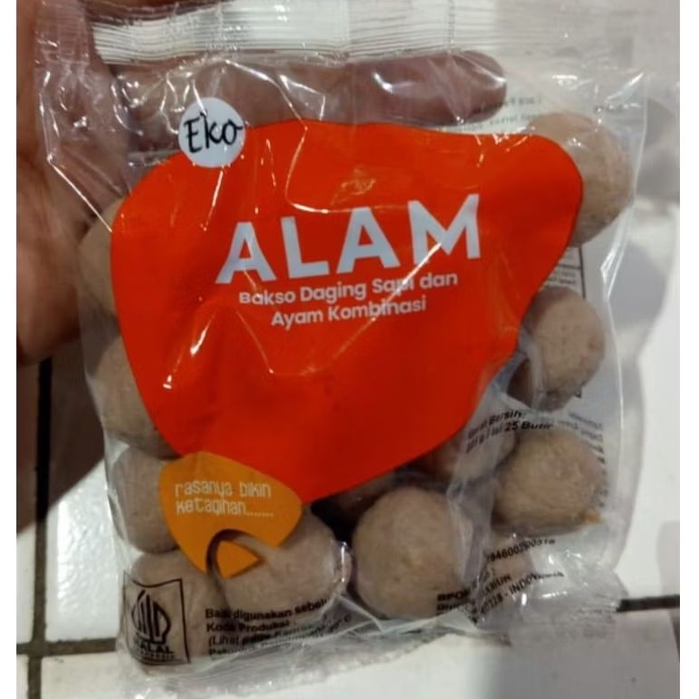 Jual BAKSO SAPI ALAM EKO ISI 25 BUTIR BASO SUPER ENAK | Shopee Indonesia