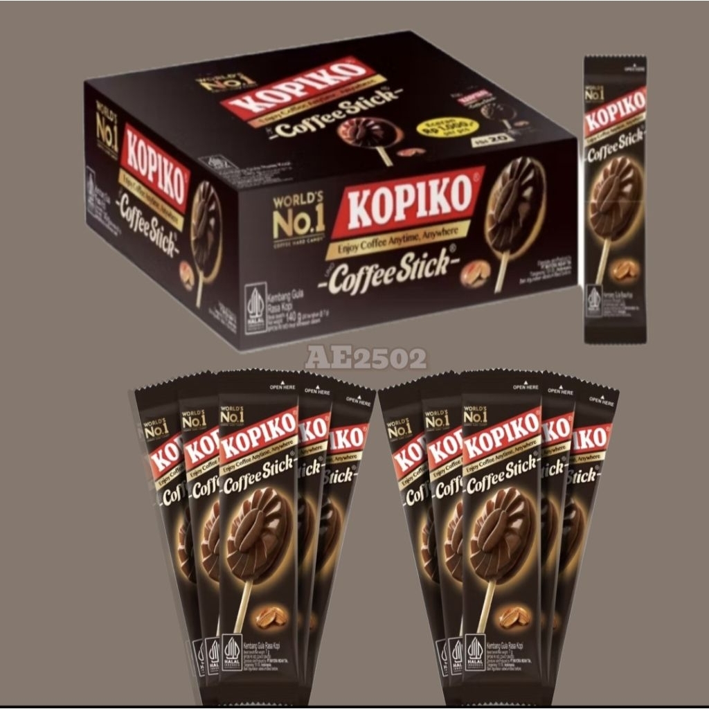 Jual Permen Kopiko Coffee Stick Box isi 20pcs | Shopee Indonesia