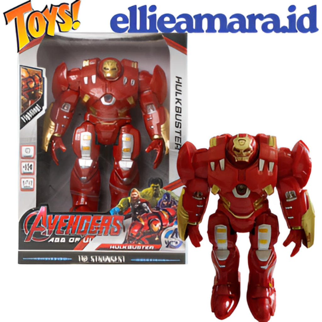 Jual MAINAN ANAK WALKING ROBOT AVENGER IRON MAN OF AGE ULTRON | Shopee ...