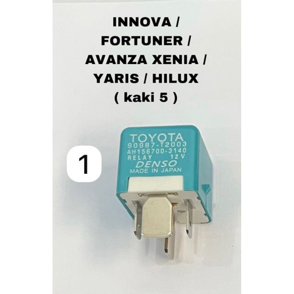 Jual Relay Headlamp Fortuner Yaris Avanza Hilux ( 90987 - T2003 ...