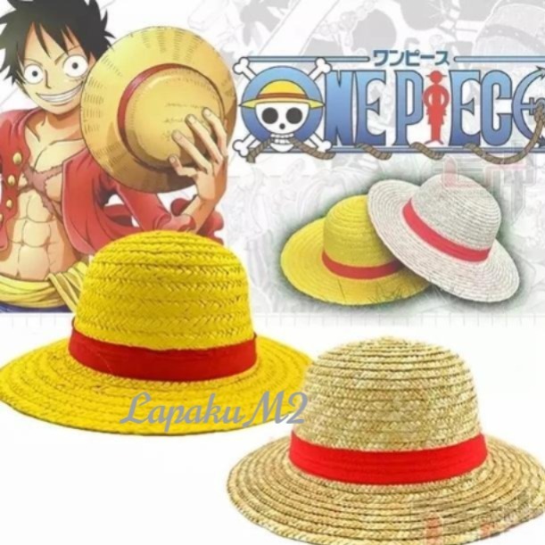 Jual Topi Jerami ONE PIECE Anime Monkey D. LUFFY ACE Straw Hat Cosplay ...