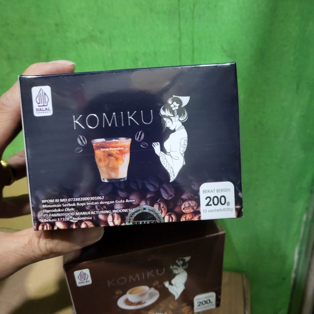 Jual KOMIKU KOPI ISI 10 SACHET ORIGINAL coffee komiku | Shopee Indonesia