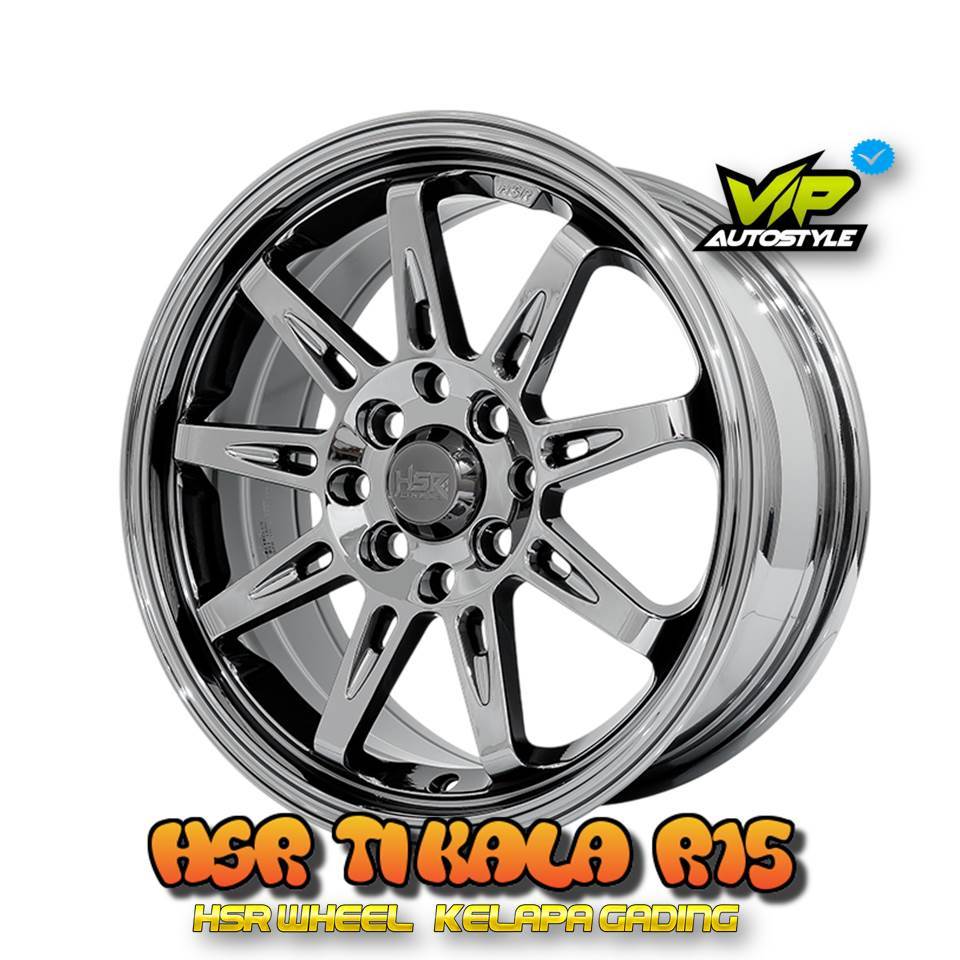 Jual Velg Black Chrome R15 Avanza Xenia Mobillio Freed Ring 15 HSR ...