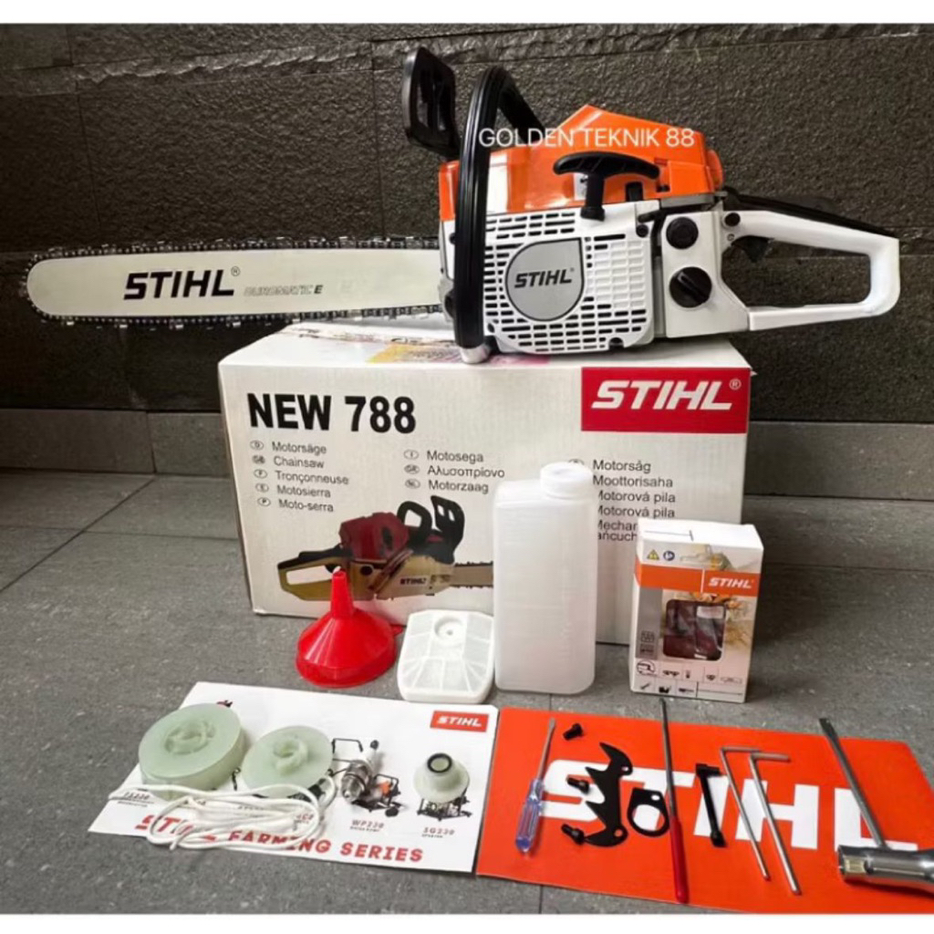 Jual Mesin Chainsaw Senso NEW 788 STIHL Bar Laser 22 Inch FULLSET ...