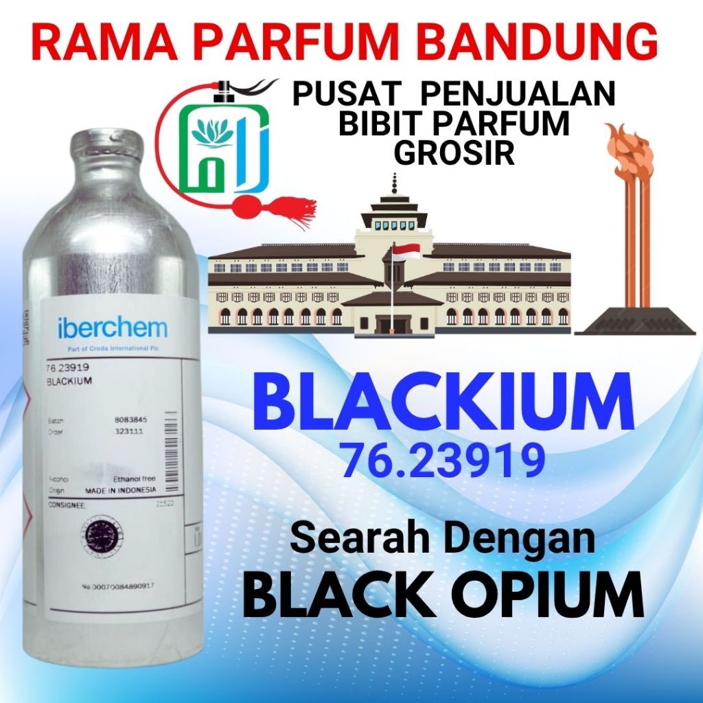 Jual [ Iberchem ] BLACKIUM | Bibit parfum murni original pabrik kemasan ...