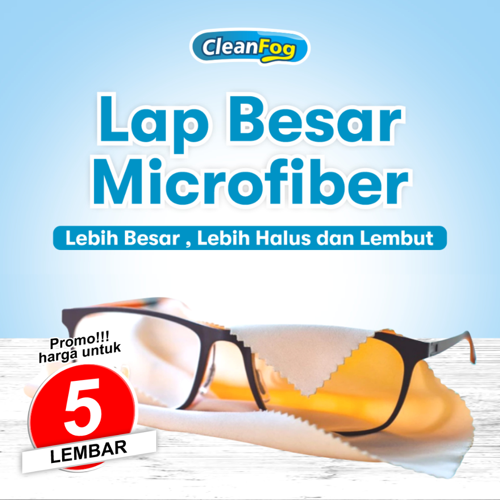 Jual Cleanfog Lap Kain Halus Premium Untuk Lensa, Lap Pembersih ...