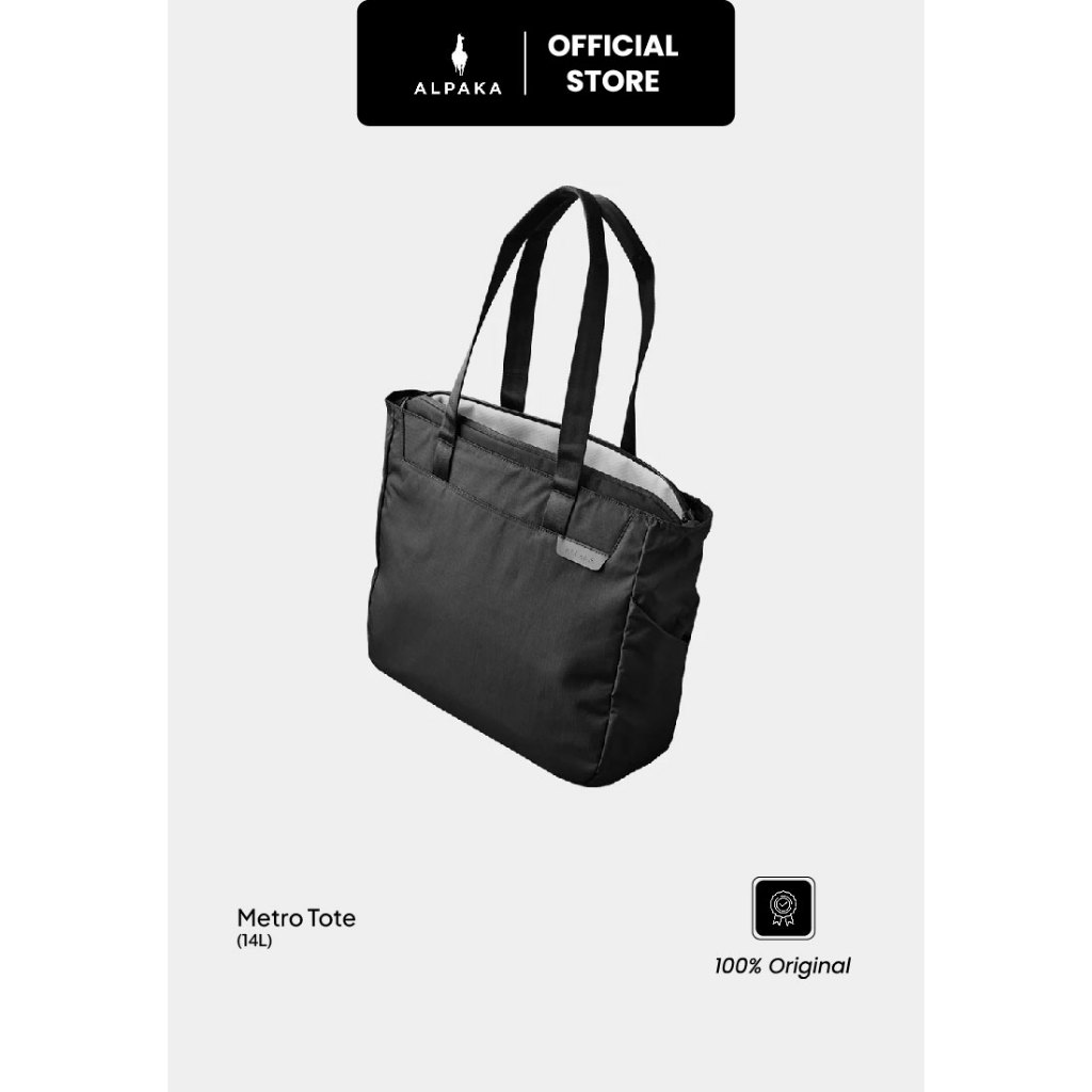 Jual Alpaka Metro Tote Bag Tas Bahu Pria 14L Fit Laptop Macbook Pro ...