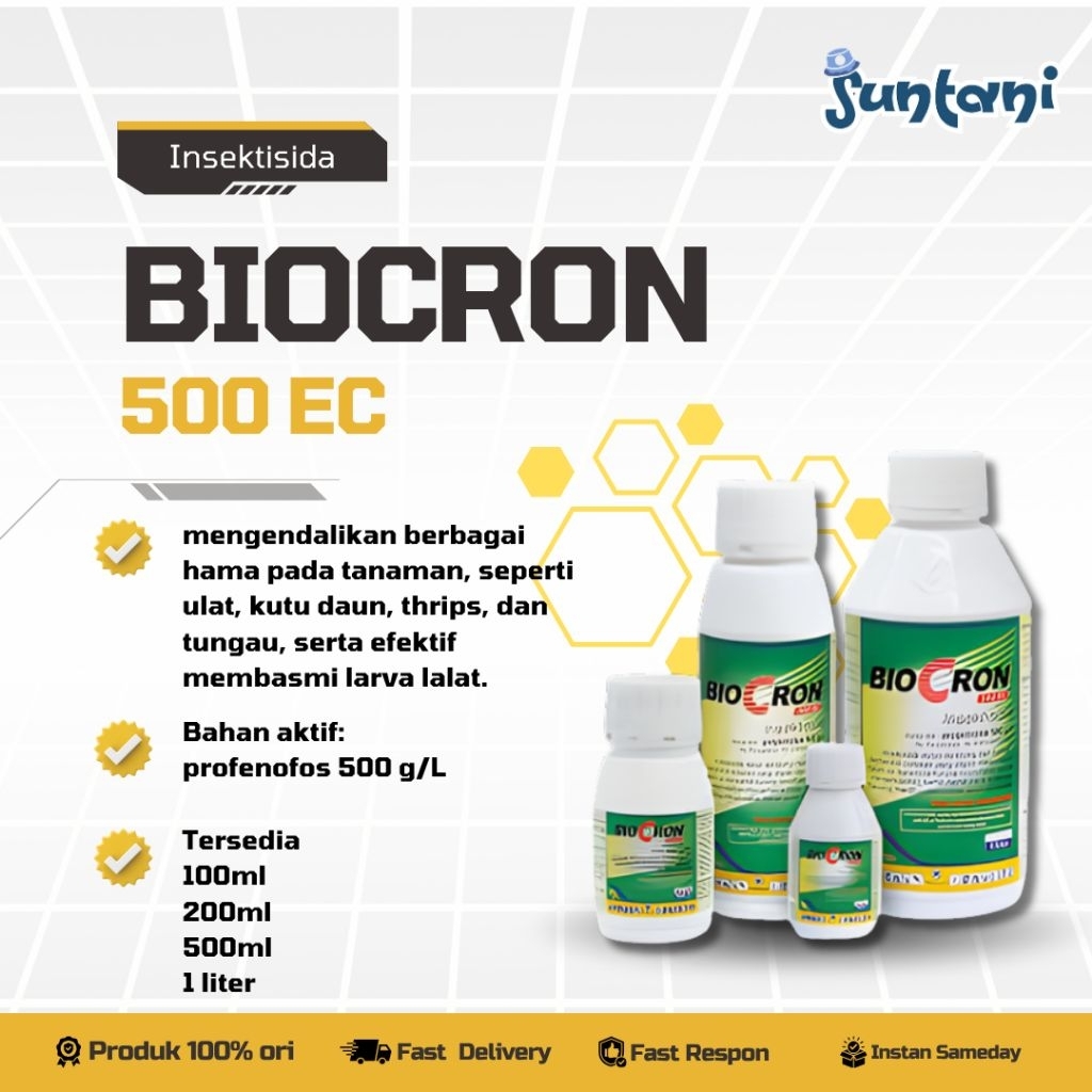 Jual INSEKTISIDA BIOCRON 500 EC 100 ML | Shopee Indonesia