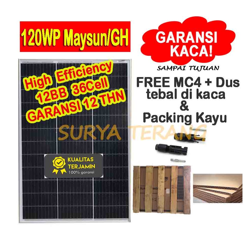 Jual Solar Panel Surya 120wp Mono Solar Cell 120wp Mono High Quality ...