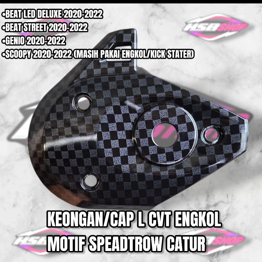 Jual Keongan atau cap L cvt beat deluxe street genio scoopy engkol ...