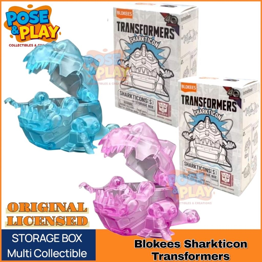 Jual Mainan Blokees Transformers Sharkticon Storage Box | Shopee Indonesia