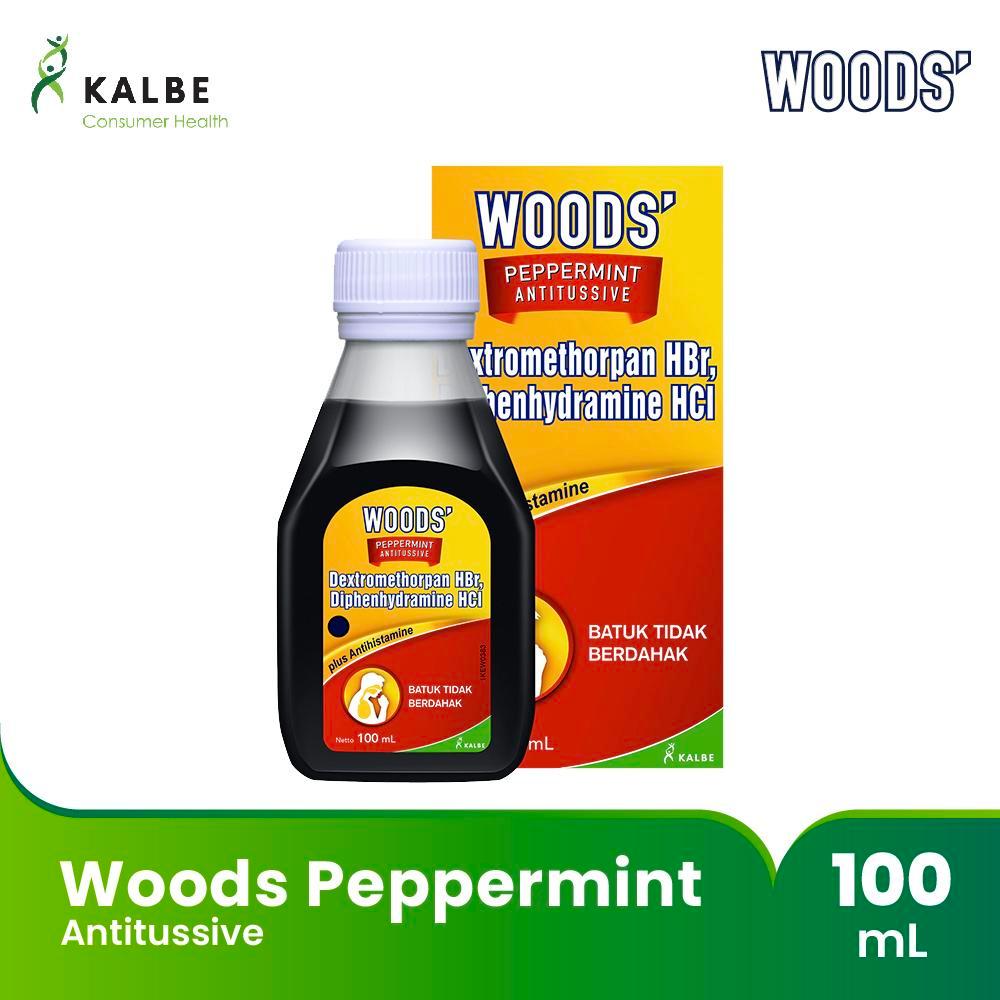 Jual WOODS PEPPERMINT ANTITUSSIVE 100ml - Obat Batuk Tidak Berdahak ...