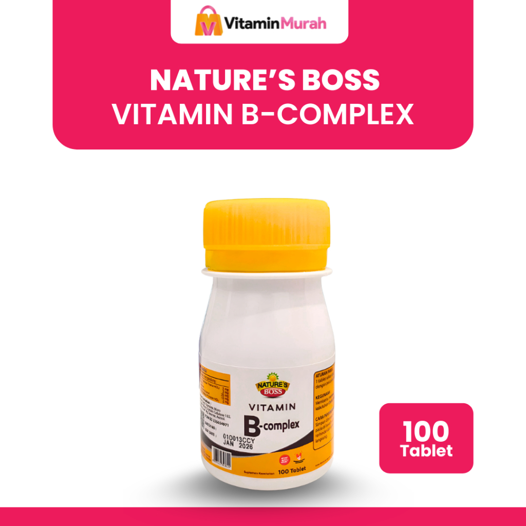 Jual NATURE'S BOSS VITAMIN B COMPLEX ISI 50 TABLET - SUPLEMEN KESEHATAN ...